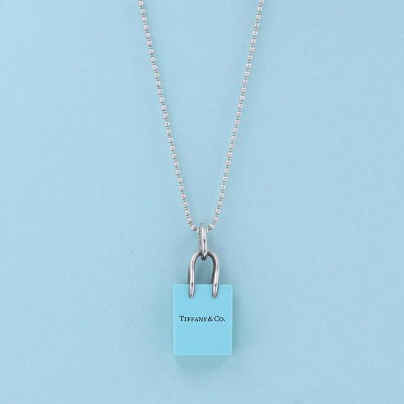Tiffany & Co. | Jewelry | Tiffany Shop Bag Necklace Silver | Poshmark